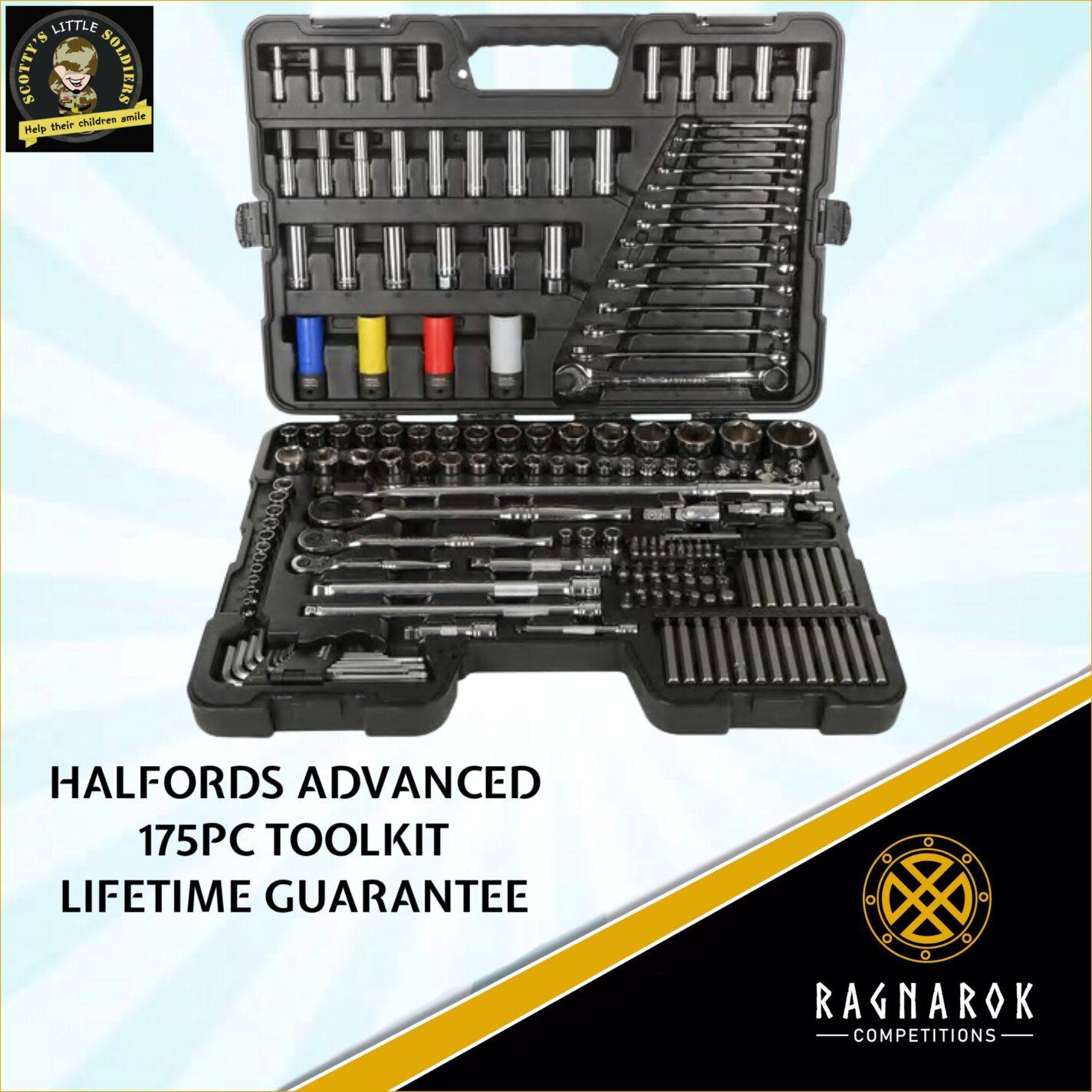 Charity Draw - Halfords Advanced 175pc Toolkit- Ragnarok Competitions