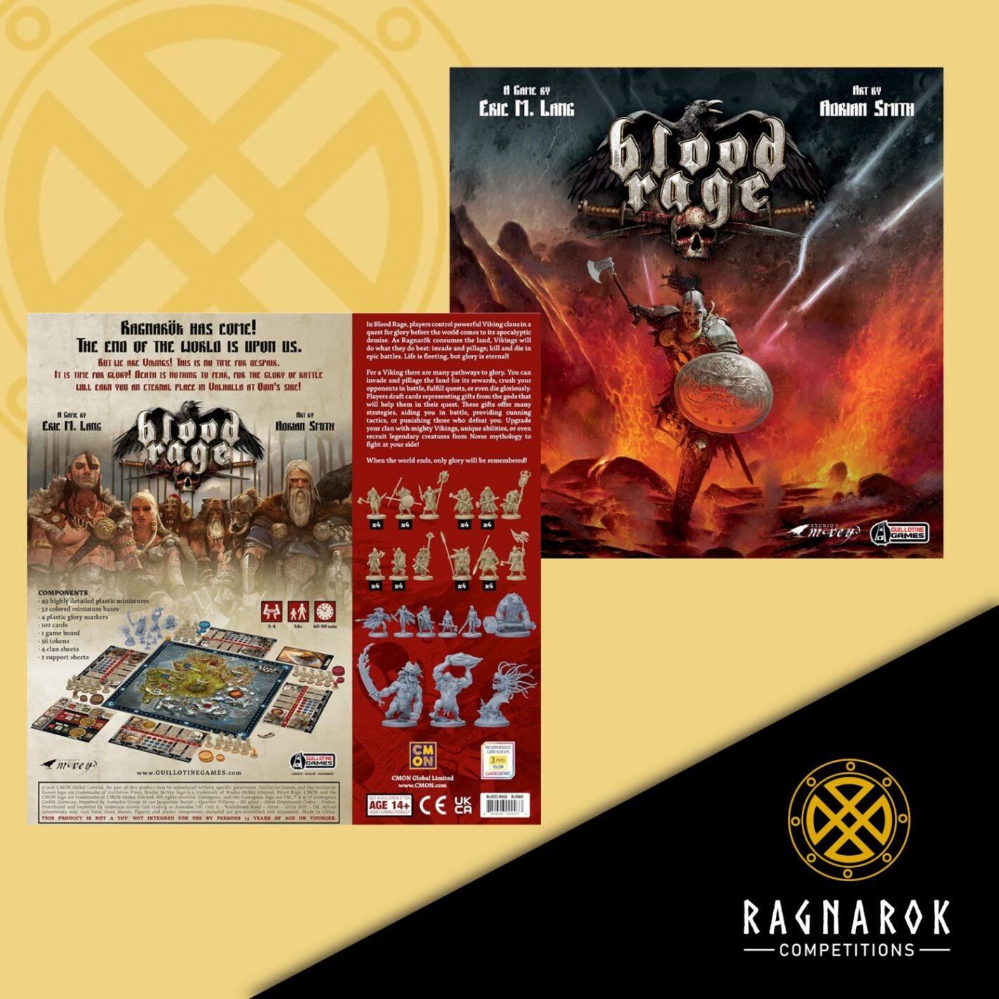 Blood Rage - Board Game - Ragnarok Competitions