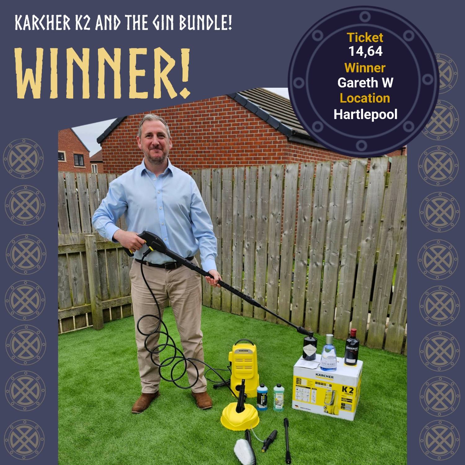 Karcher K2 and Gin Bundle - Ragnarok Competitions