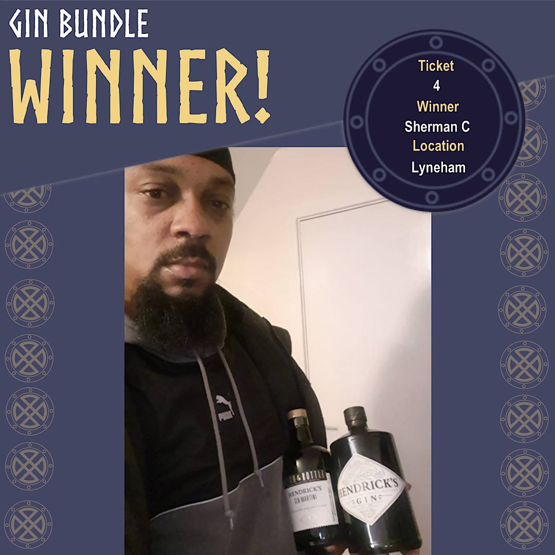 Sherman wins the Gin Bundle - Ragnarok Competitions